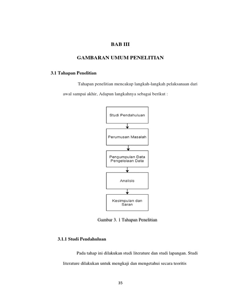 NEW LAPORAN KP BAB III SARAH | PDF