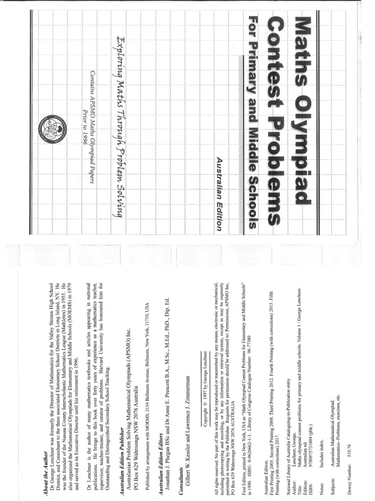 APSMO Vol 1 Page No 1 To 50 | PDF