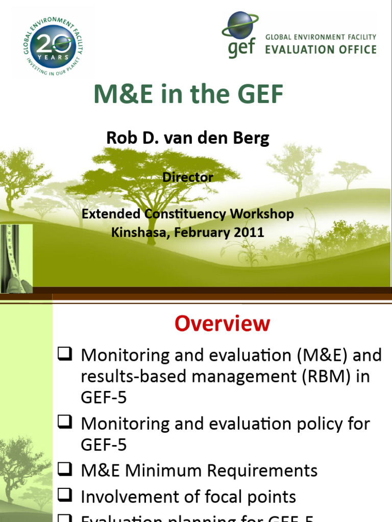 EO Presentation Kinshasa Final | PDF | Capacity Building | Evaluation