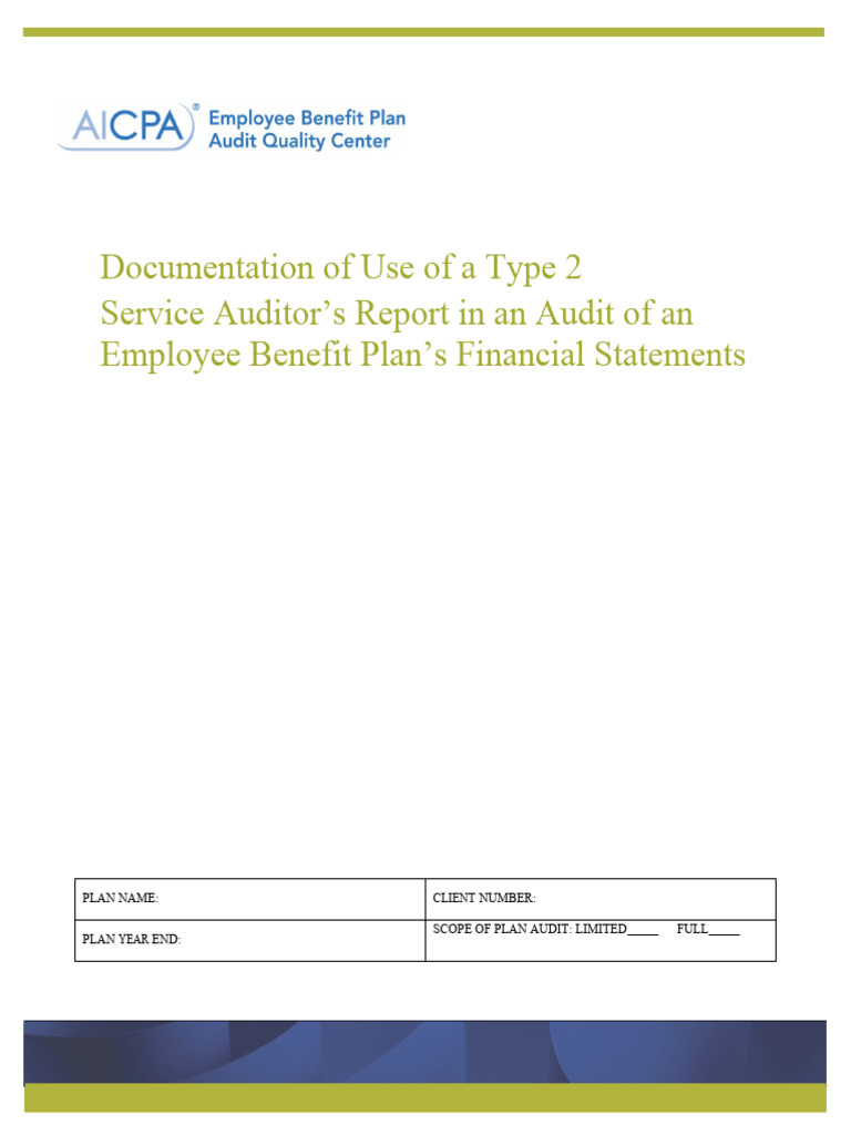 Ebp Soc1 Evaluation Tool | PDF | Audit | Financial Audit
