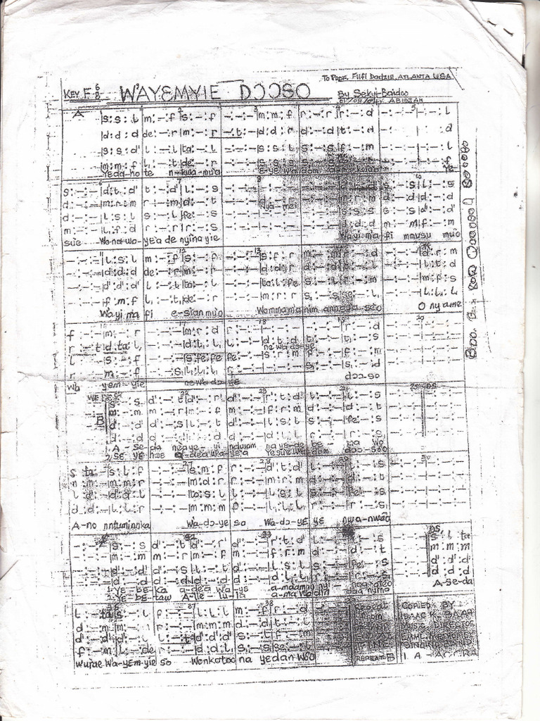 Y3da Ho Te Nkwa Mu | PDF