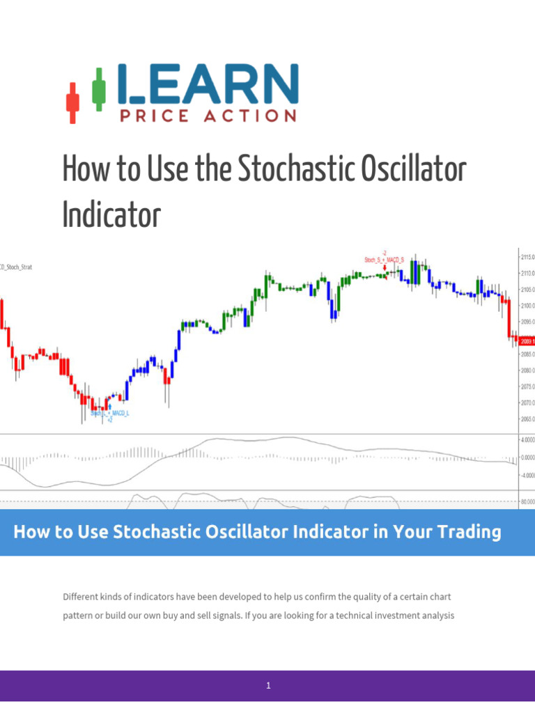 Stochastic Oscillator Indicator PDF | PDF | Financial Markets ...
