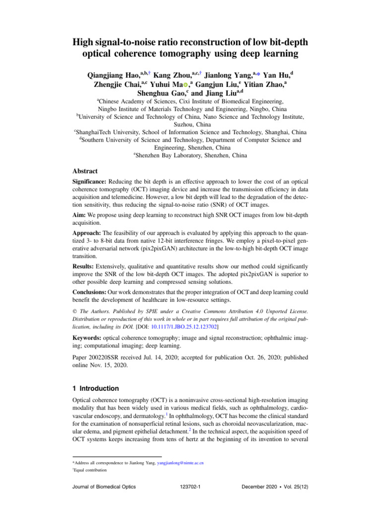 Low To High Res | PDF | Signal To Noise Ratio | Deep Learning