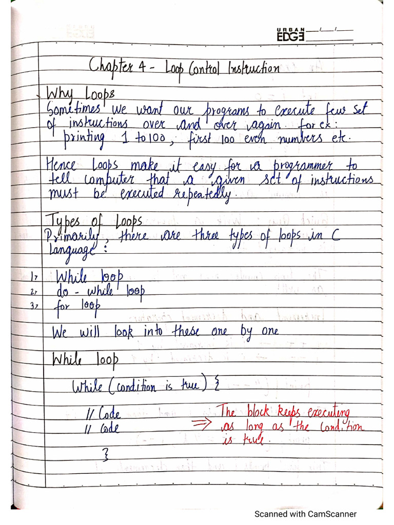 Chapter 4 - Loop Control Instructions - 240409 - 203739-1 | PDF