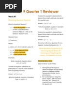 Quarter 2-Module 1: Mathematics | PDF | Area | Volume