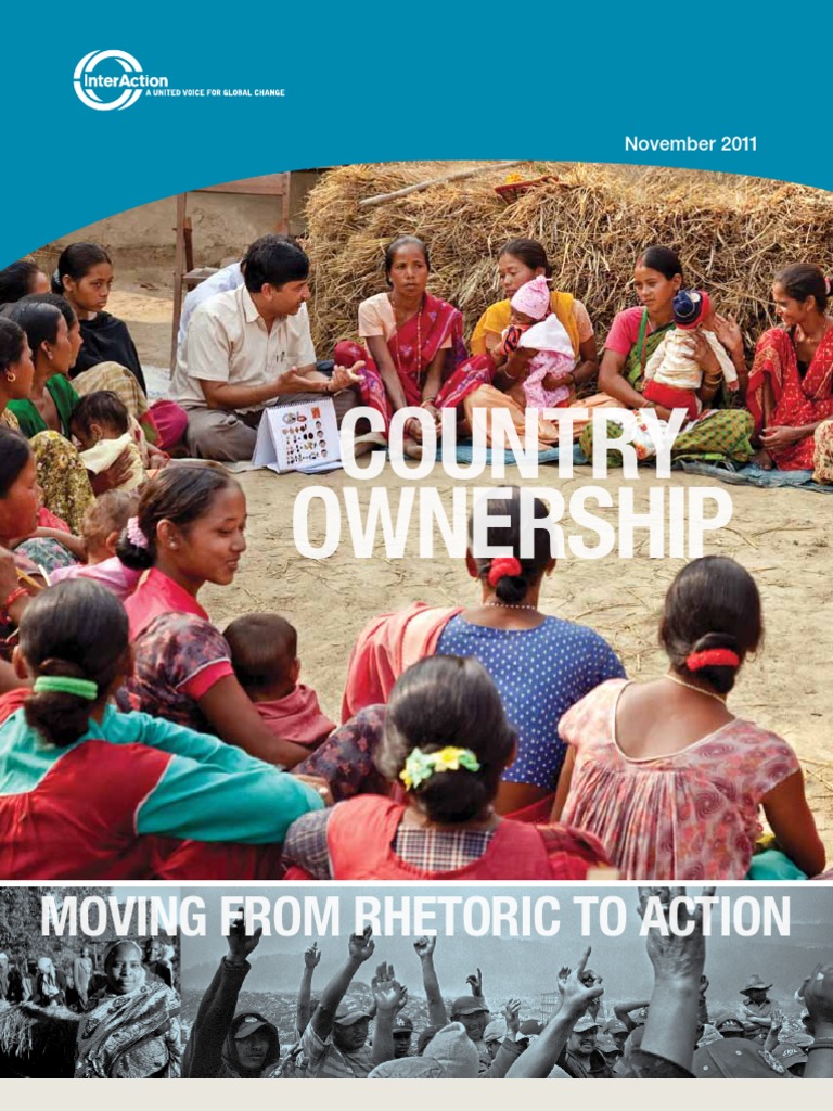 Country Ownership Paper | PDF | Aid Effectiveness | Non Governmental ...