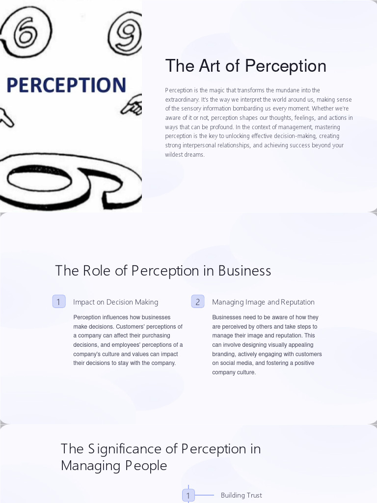 The-Art-of-Perception Final | PDF | Perception | Leadership