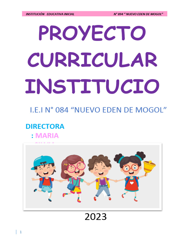 PCI 2023 INICIAL EDA - 2023 | PDF | Aprendizaje | Plan de estudios