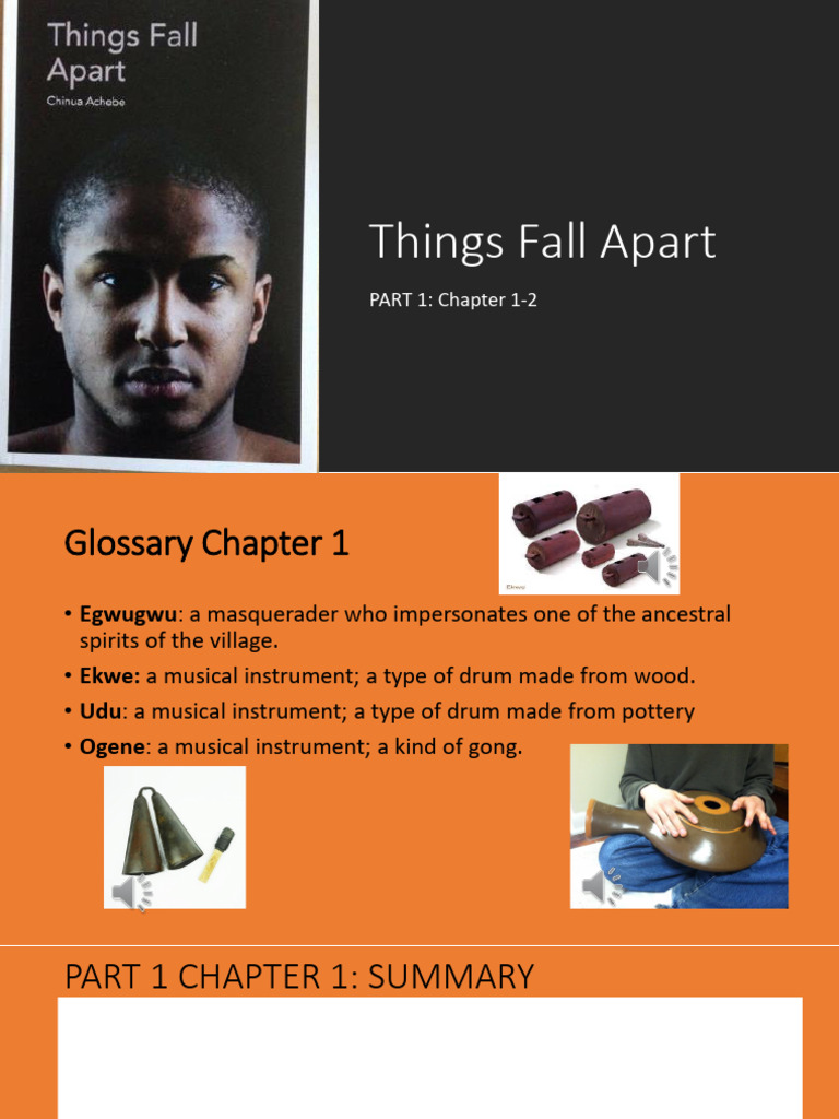 Things Fall Apart Chapter 1-2 Answers | PDF | Art