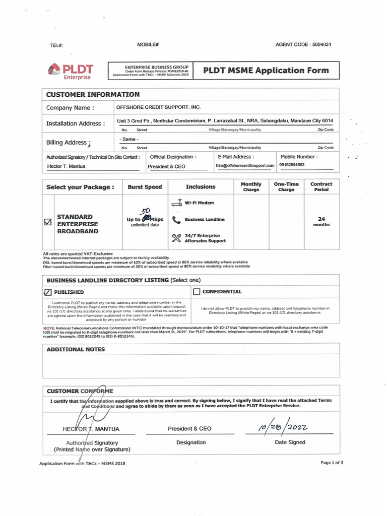 Application Form | PDF