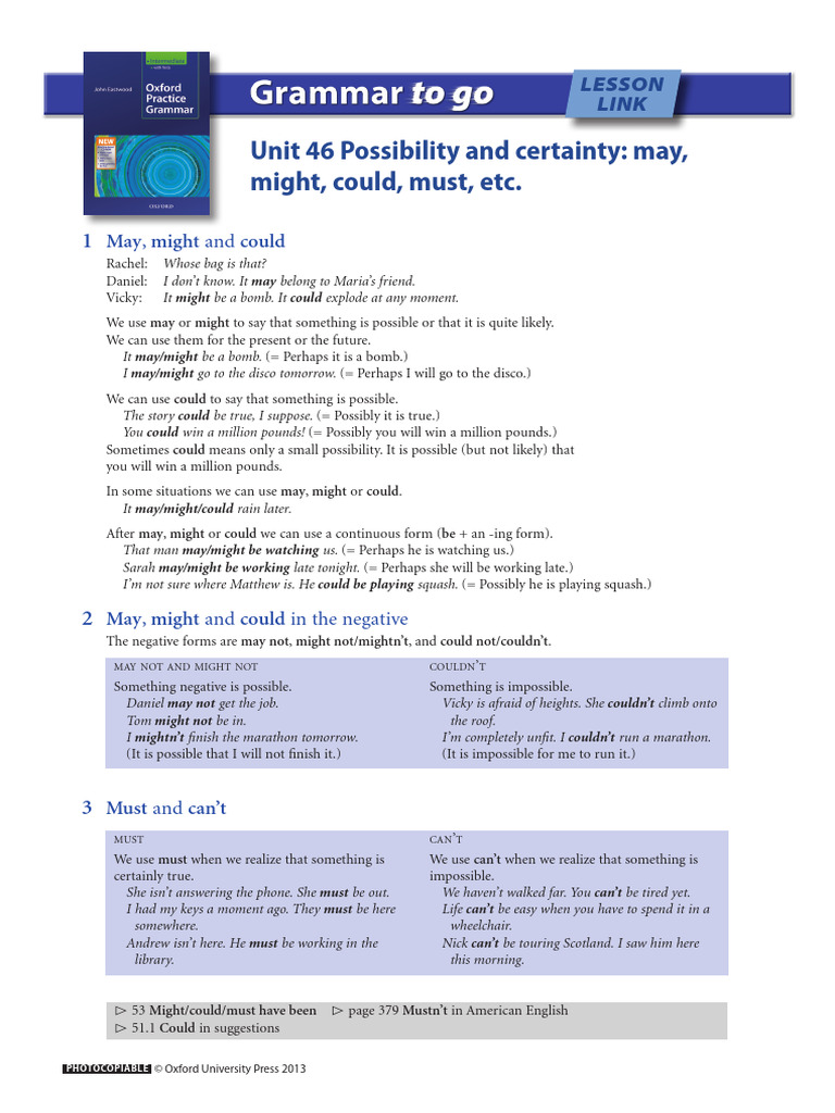 Possibility and Certainty | PDF