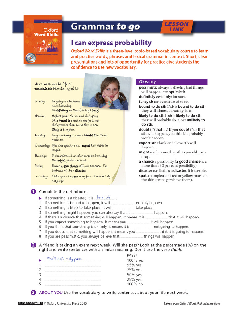 I Can Express Probability | PDF | English Language | Linguistics