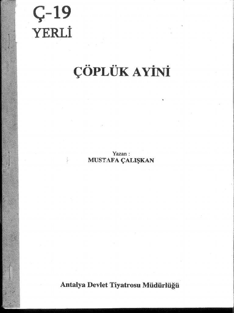 Copluk Ayini - Mustafa Calskan | PDF
