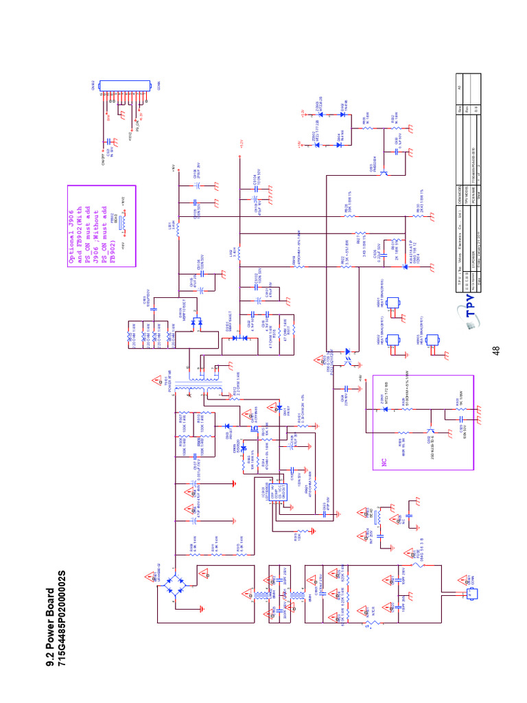Power Supply LED Driver 715G4485 P02 000 002S AOC | PDF | Electrical Engineering | Physical Sciences