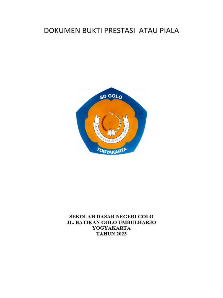 Bukti Prestasi (Piagam Atau Piala) .Ok | PDF