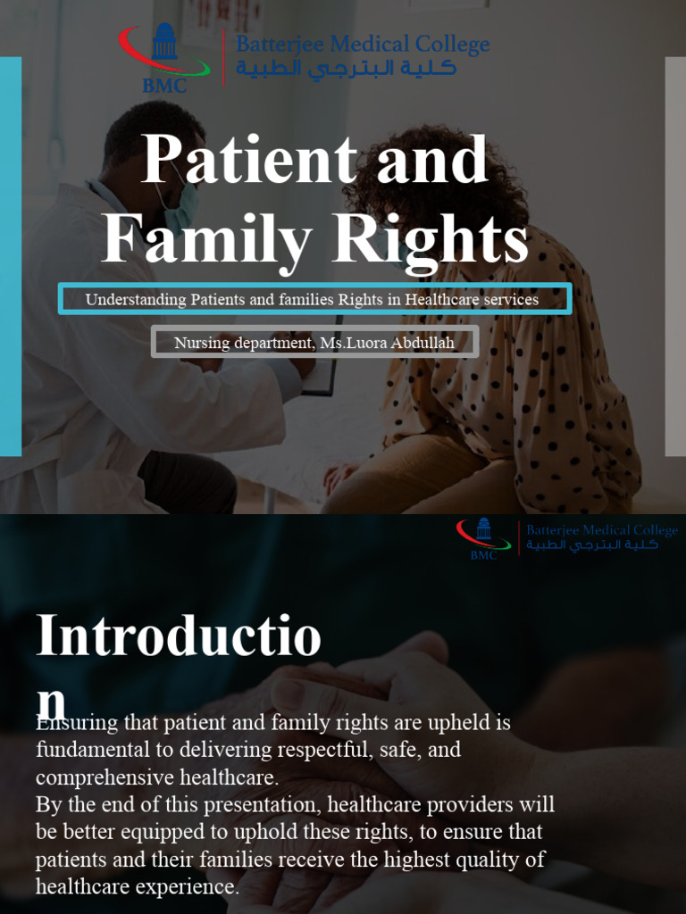 Patient and Family Rights in Healthcare | PDF | Patient | Health Care