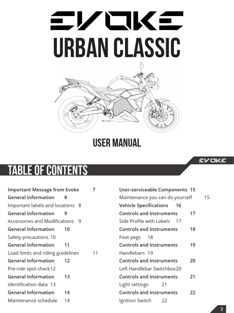 User Manual_Urban Classic | PDF | Battery Charger | Tire