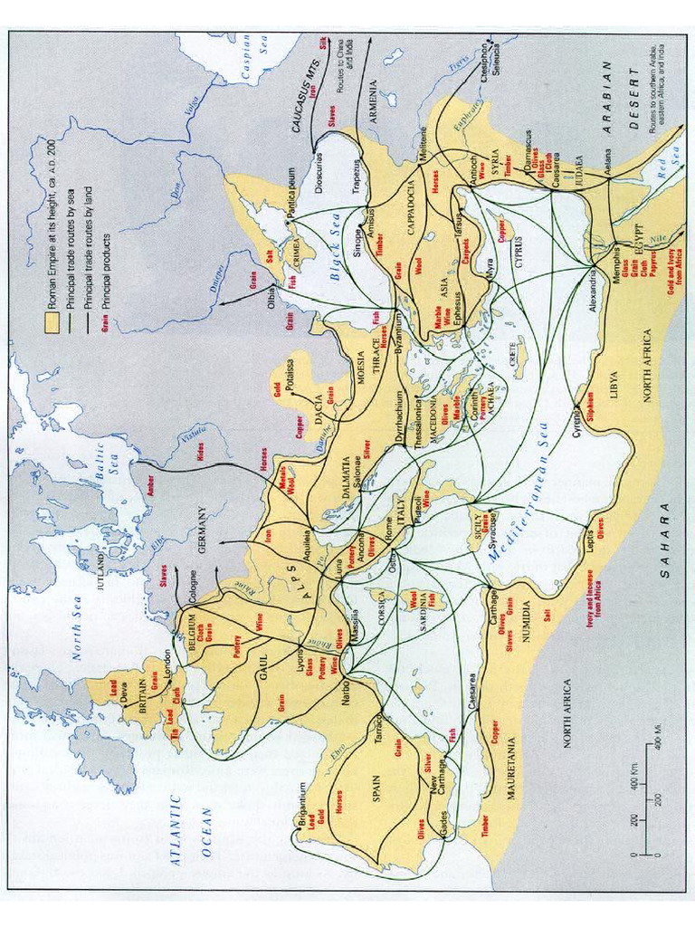 Trade Routes of Roman Empire | PDF