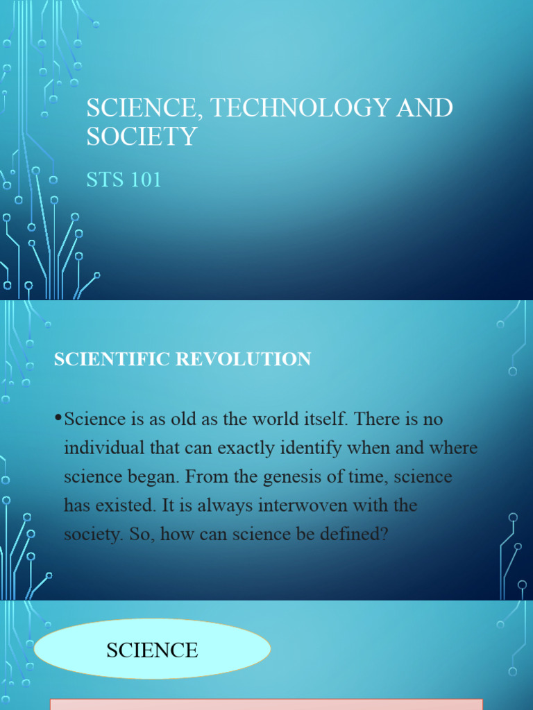 Lesson 1 Intro Sts | PDF | Science | Knowledge