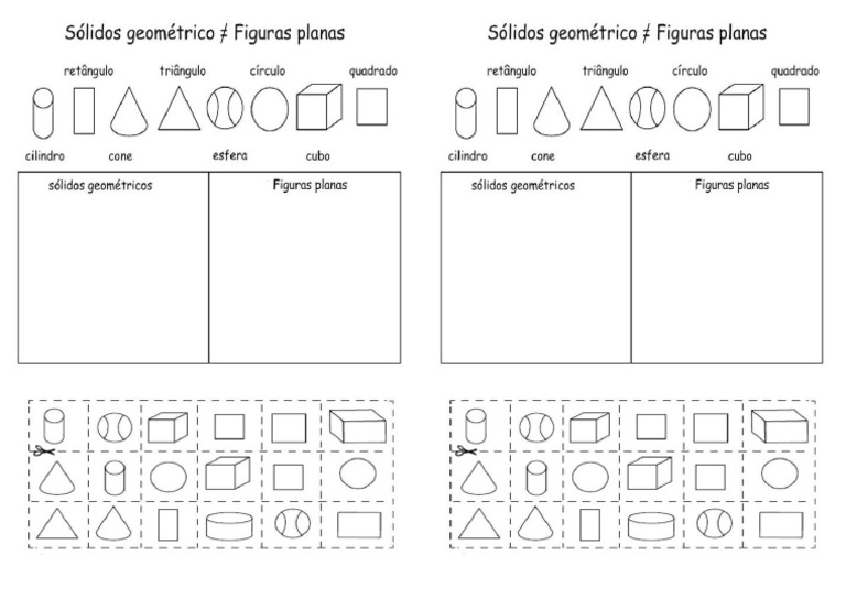 Solidos e Planos Geométricos | PDF
