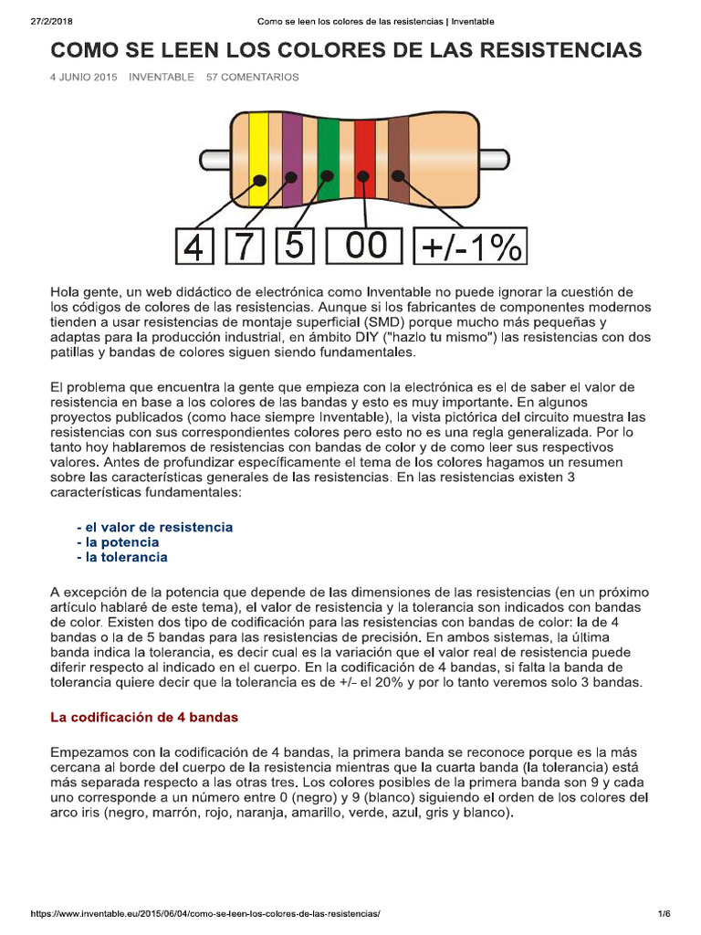 Como-se-leen-los-colores-de-las-resistencias-_-Inventable22 | PDF