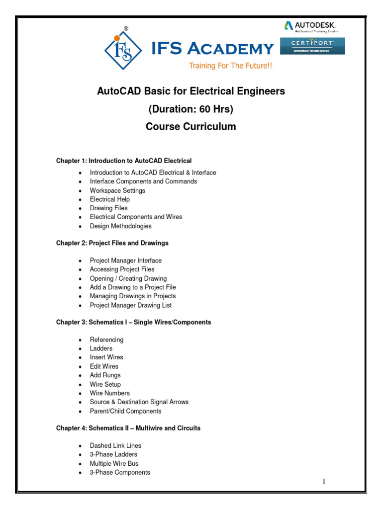 AutoCAD Basic For Electrical Engineers | PDF | Electrical Connector | Databases