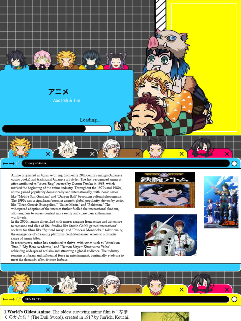 Anime Powerpoint | PDF | Anime | Entertainment