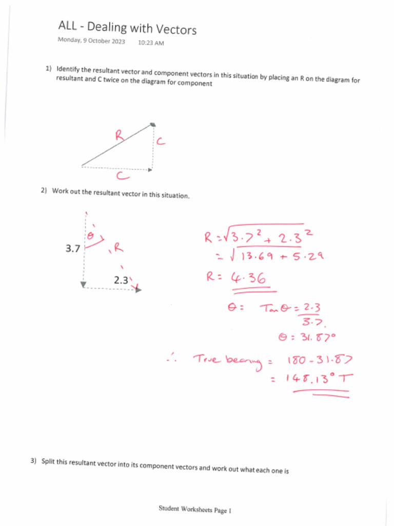 All Dealing With Vectors | PDF