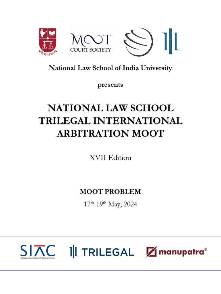 Nlstiam Problem 2024 - BW | PDF | Arbitration | Indemnity