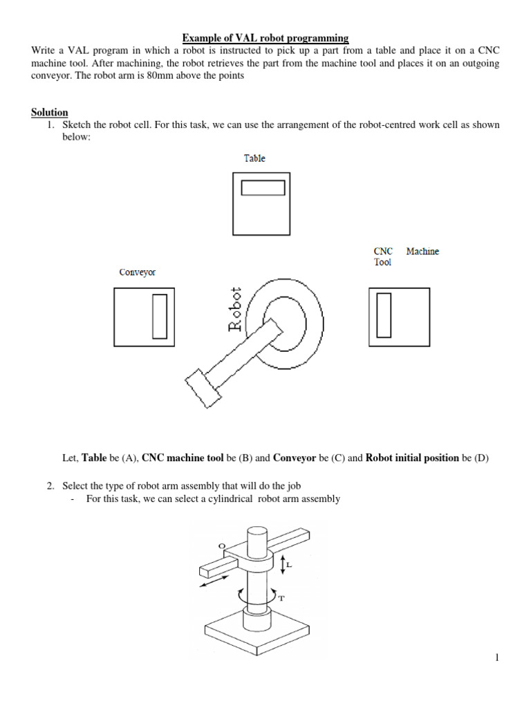 Robot VAL Program 2k24 | PDF | Robot | Robotics