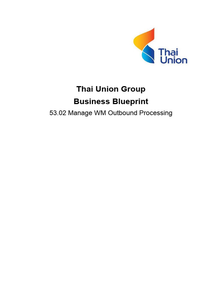 TU - GT - BP 53.02 Manage WM Outbound Processing V2.2 | PDF | Warehouse ...