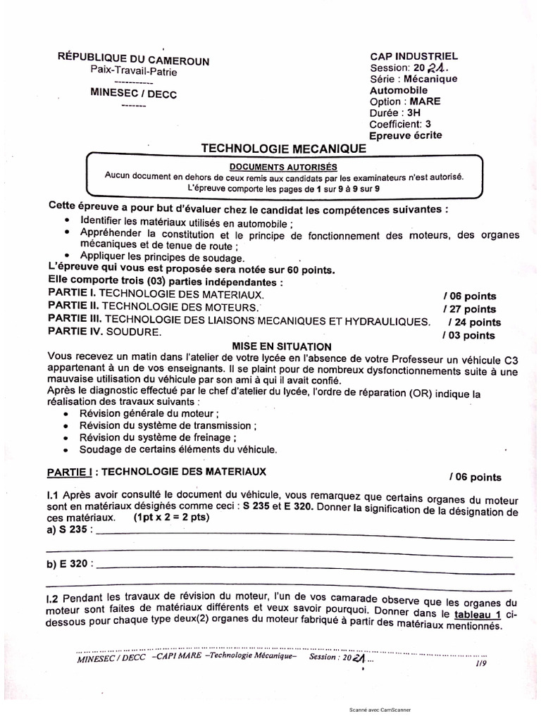 Techno Meca Capi Mare 2021 | PDF