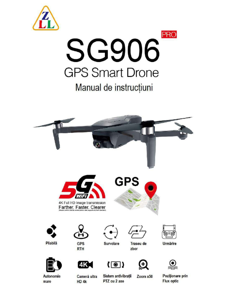 ZLRC SG906 Pro User Manual Romana - Compressed | PDF