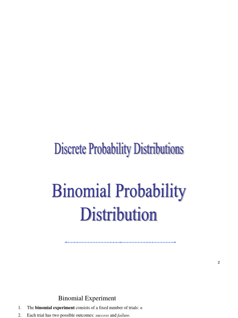 Binomial Probability Distribution | PDF | Probability Theory | Probability