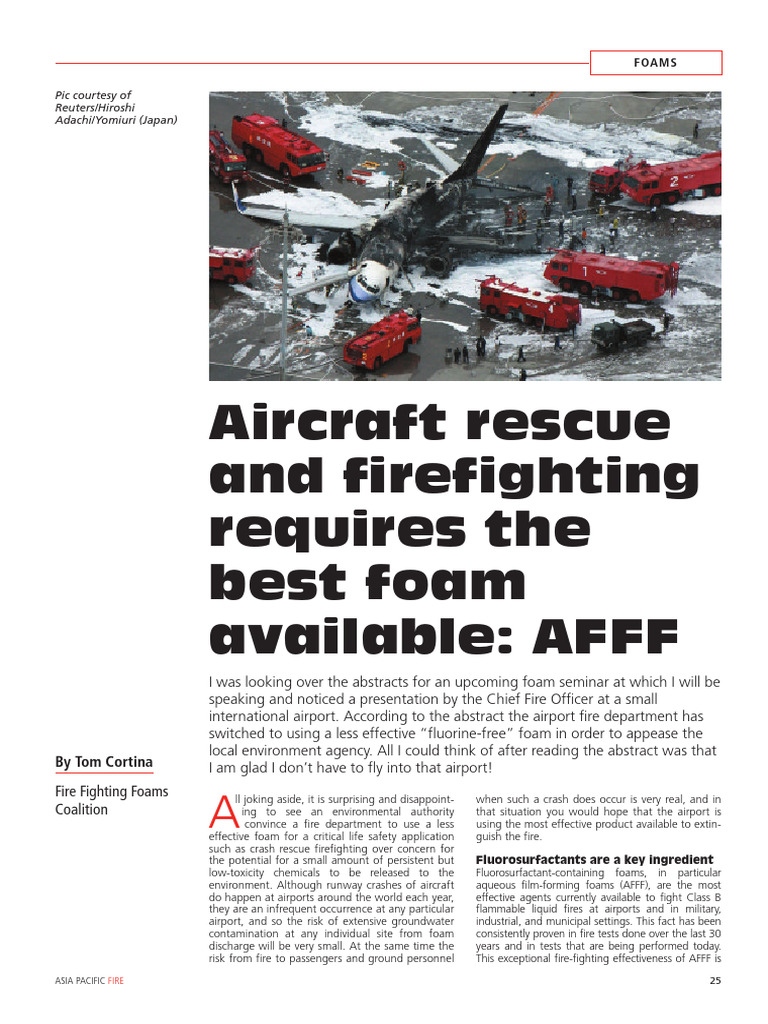 Aircraft Rescue With Foam | PDF