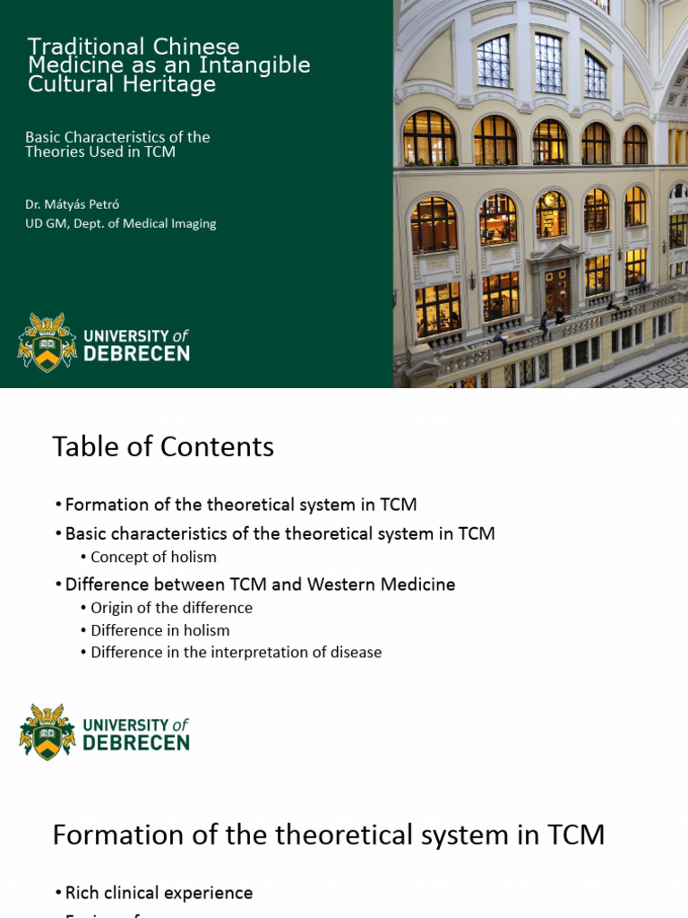 NOTES 01. TCM Basics | PDF | Traditional Chinese Medicine