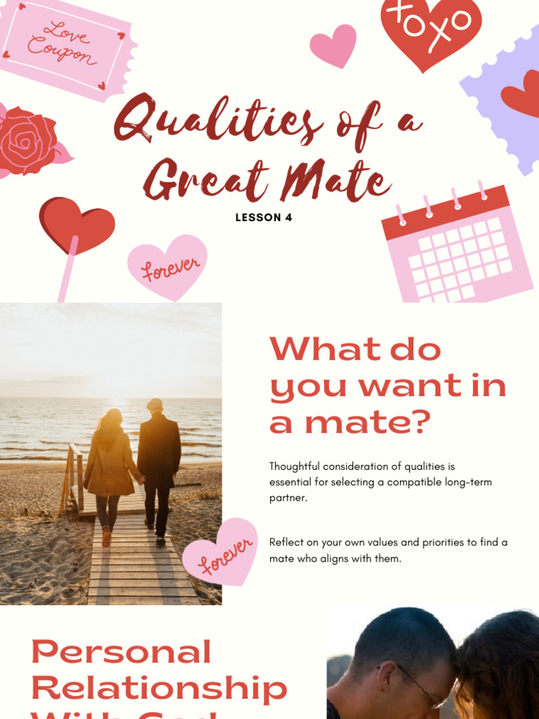 Qualities of A Great Mate | PDF | Self Esteem | Anger