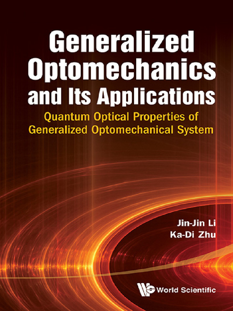 Generalized Optomechanics and Its Applications Quantum Optical ...
