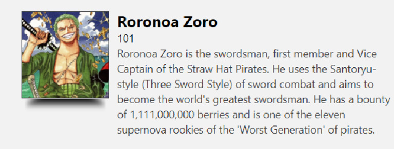 Zoro | PDF