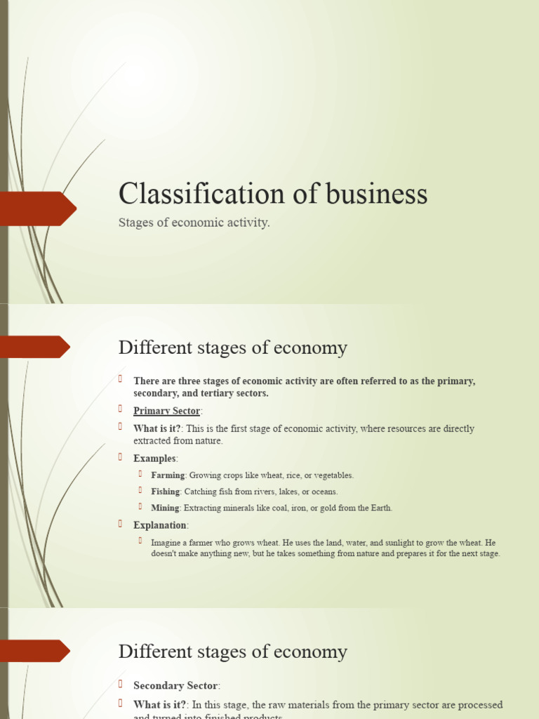 Classification of Business - 2 (Mod) | PDF | Economies | Health Care