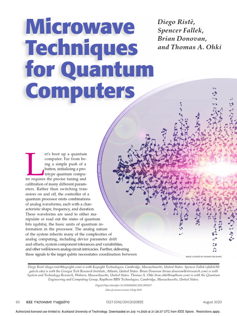 10 1109@MMM 2020 2993477 | PDF | Quantum Computing | Logic Gate