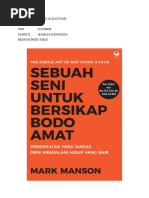 Resensi Buku Novel SEBUAH SENI UNTUK BERSIKAP BODO AMAT | PDF