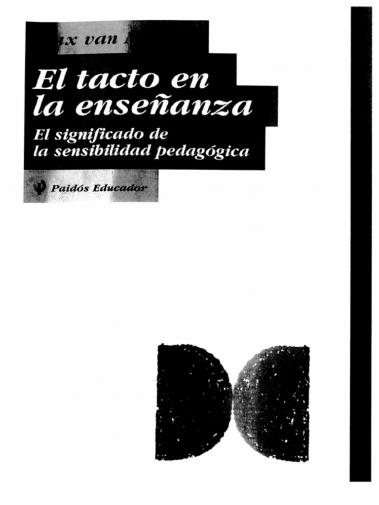 El Tacto en La Enseñanza. Max Van Manen | PDF