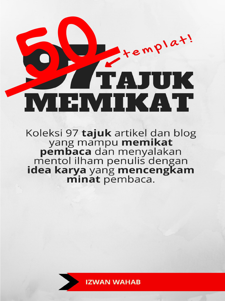 50 Template Tajuk Memikat | PDF | Karier & Perkembangan