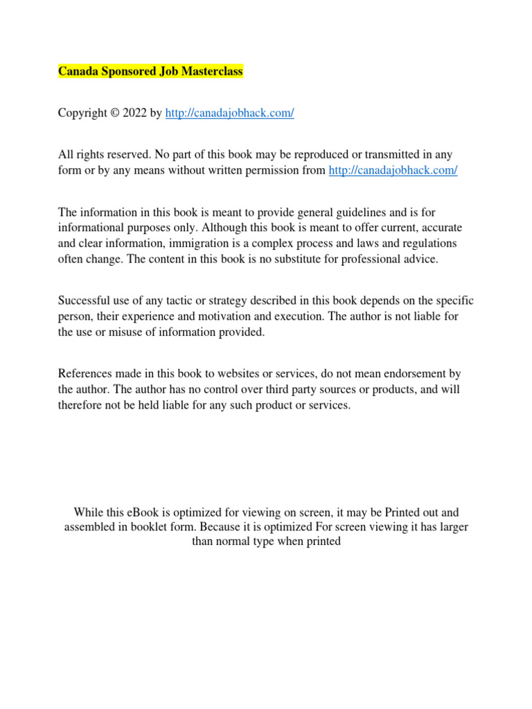 Read First All About Sponsored Jobs Reference Links | PDF | Employment ...