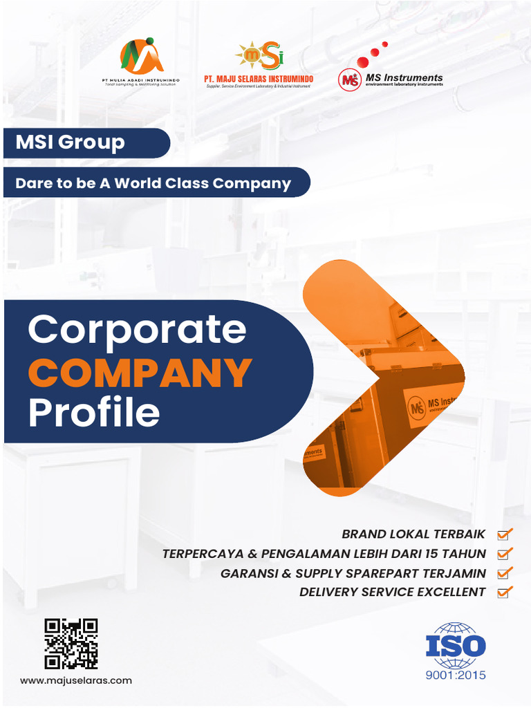 Company Profile PT Maju Selaras Instrumindo | PDF | Bisnis | Komputer