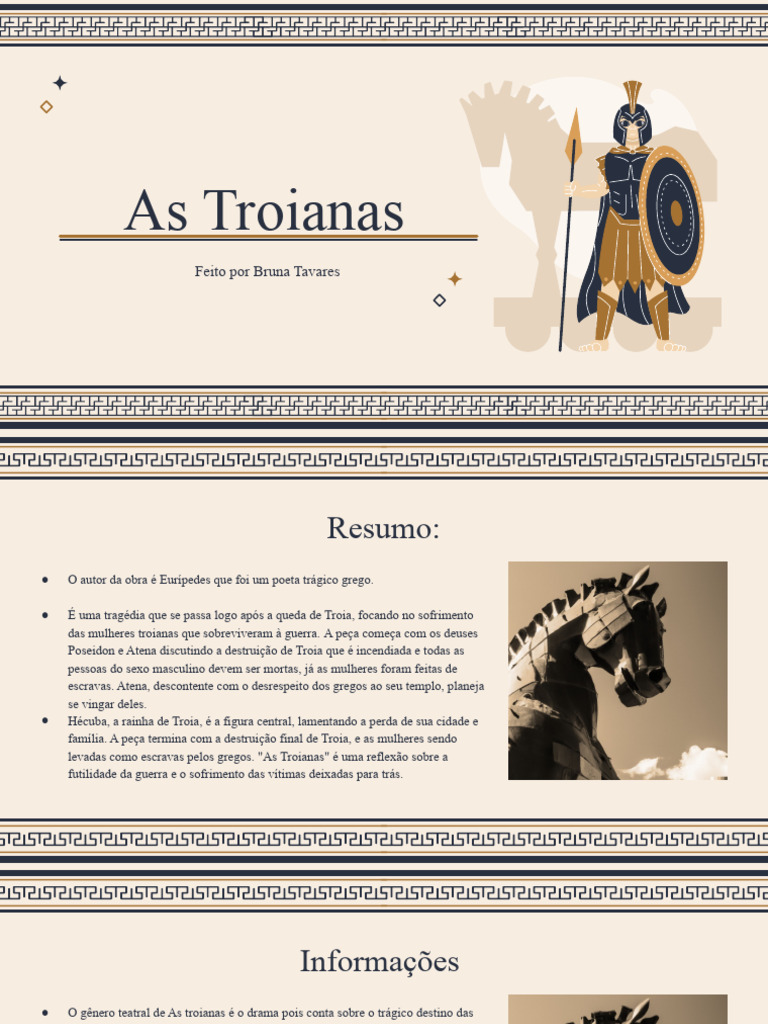 Greek Mythology Lesson For Middle School - Trojan War by Slidesgo | PDF ...