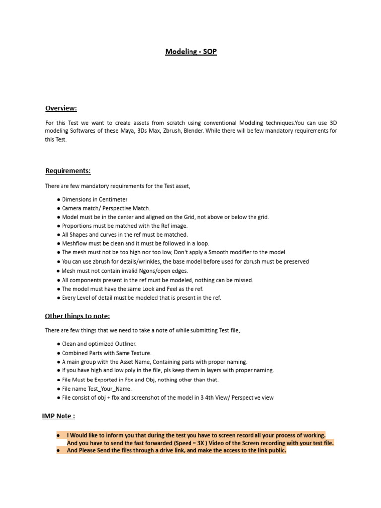 SDNA Modeling Guideline 2023 | PDF | Computer Graphics | Graphics