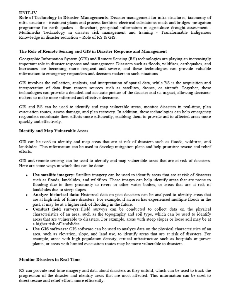 DM Unit 4 - Topic 7 | PDF | Geographic Information System | Landslide