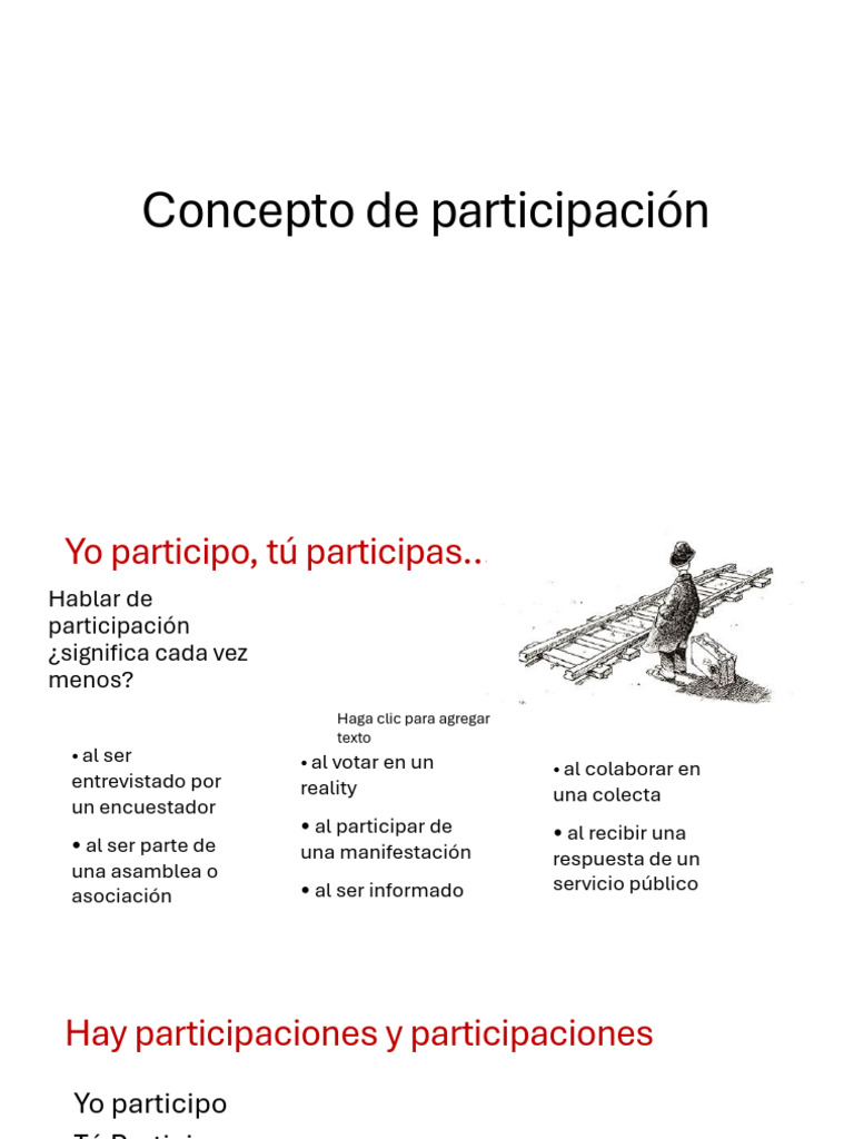 concepto de participación | PDF